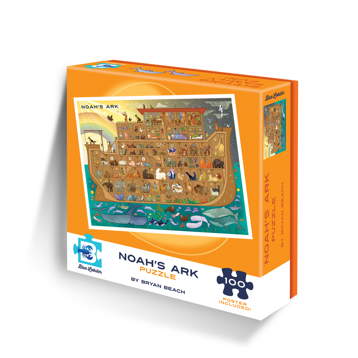 Noah's Ark 100 Pc Puzzle – Blue Lobster Art and Puzzles
